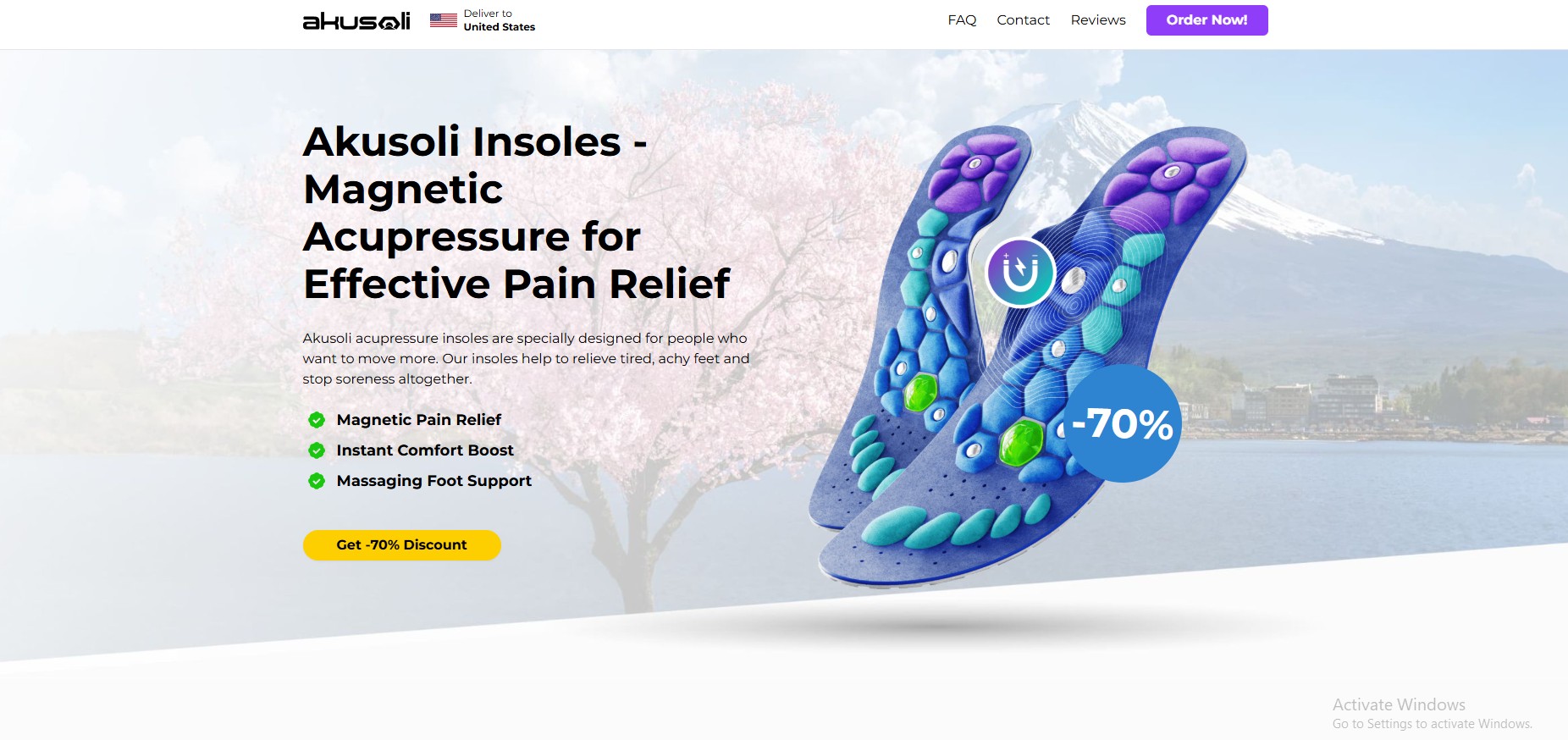 Akusoli - Shoe Insoles - CPS | M... - Hoa Hồng $22.00 | CR 0.00% | Permate
